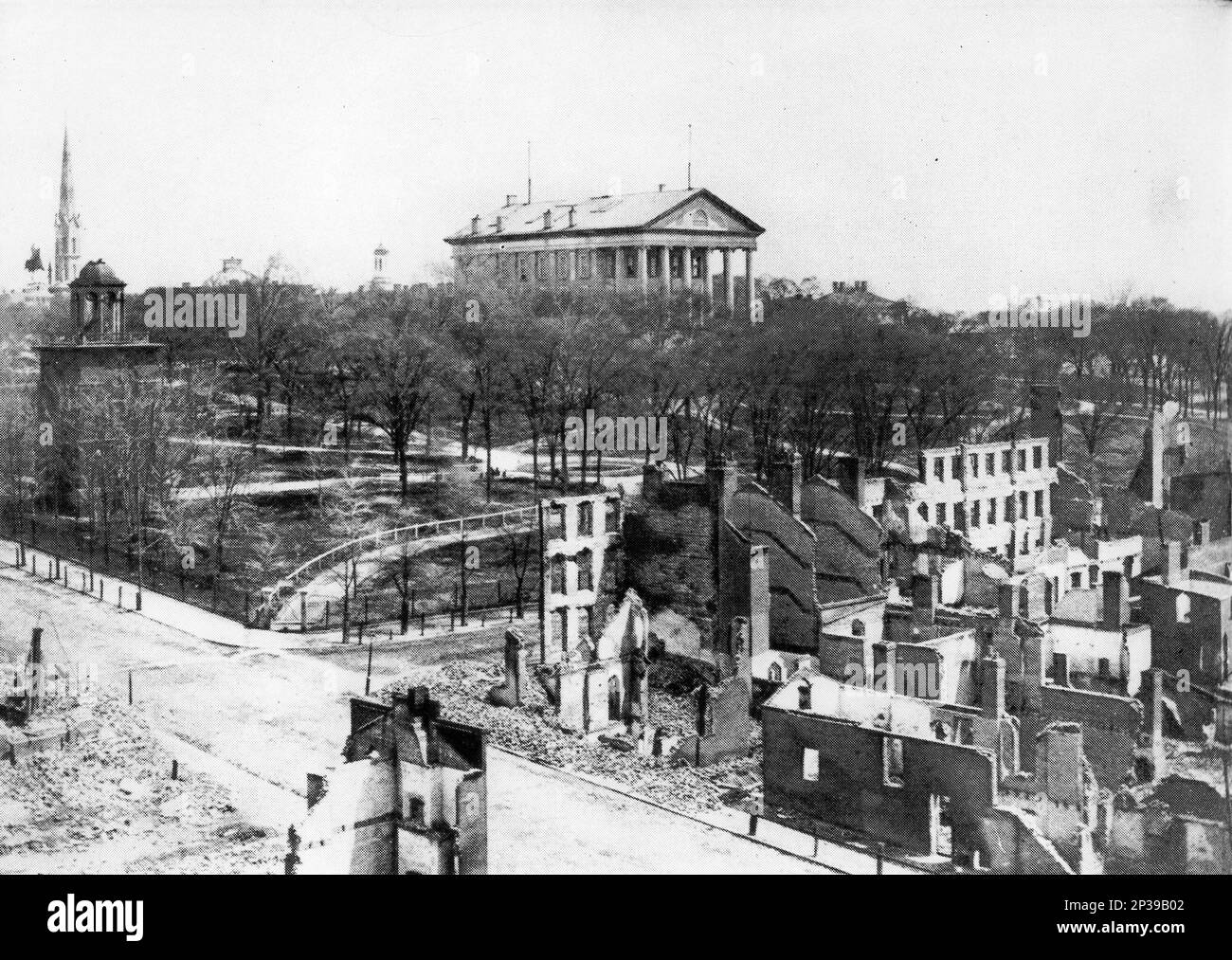 This April 1865 image provided by the Library of Congress shows the ...