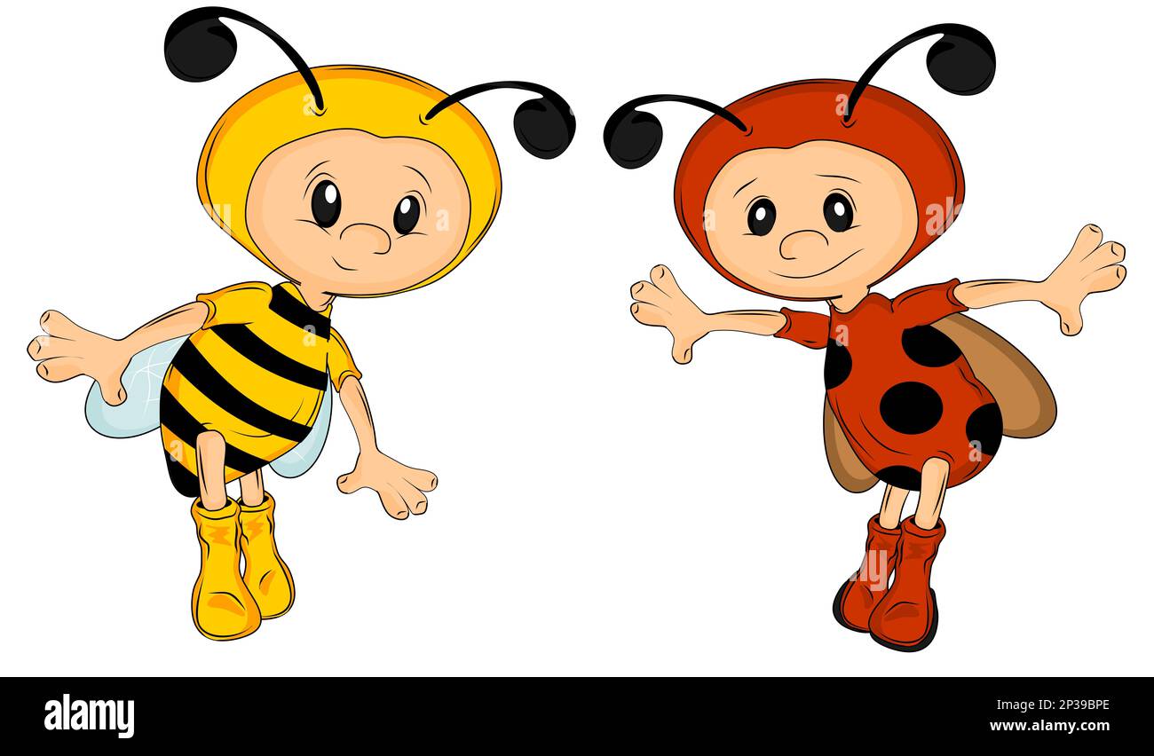 Cartoon ladybug hi-res stock photography and images - Alamy
