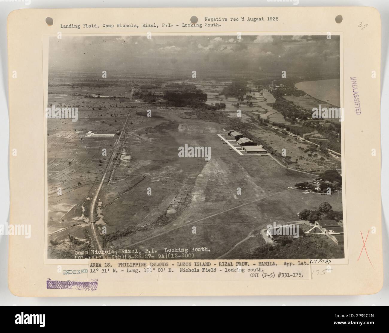 Landing Fields - Philippines - Nichols Field, Aerial Photograph Stock ...