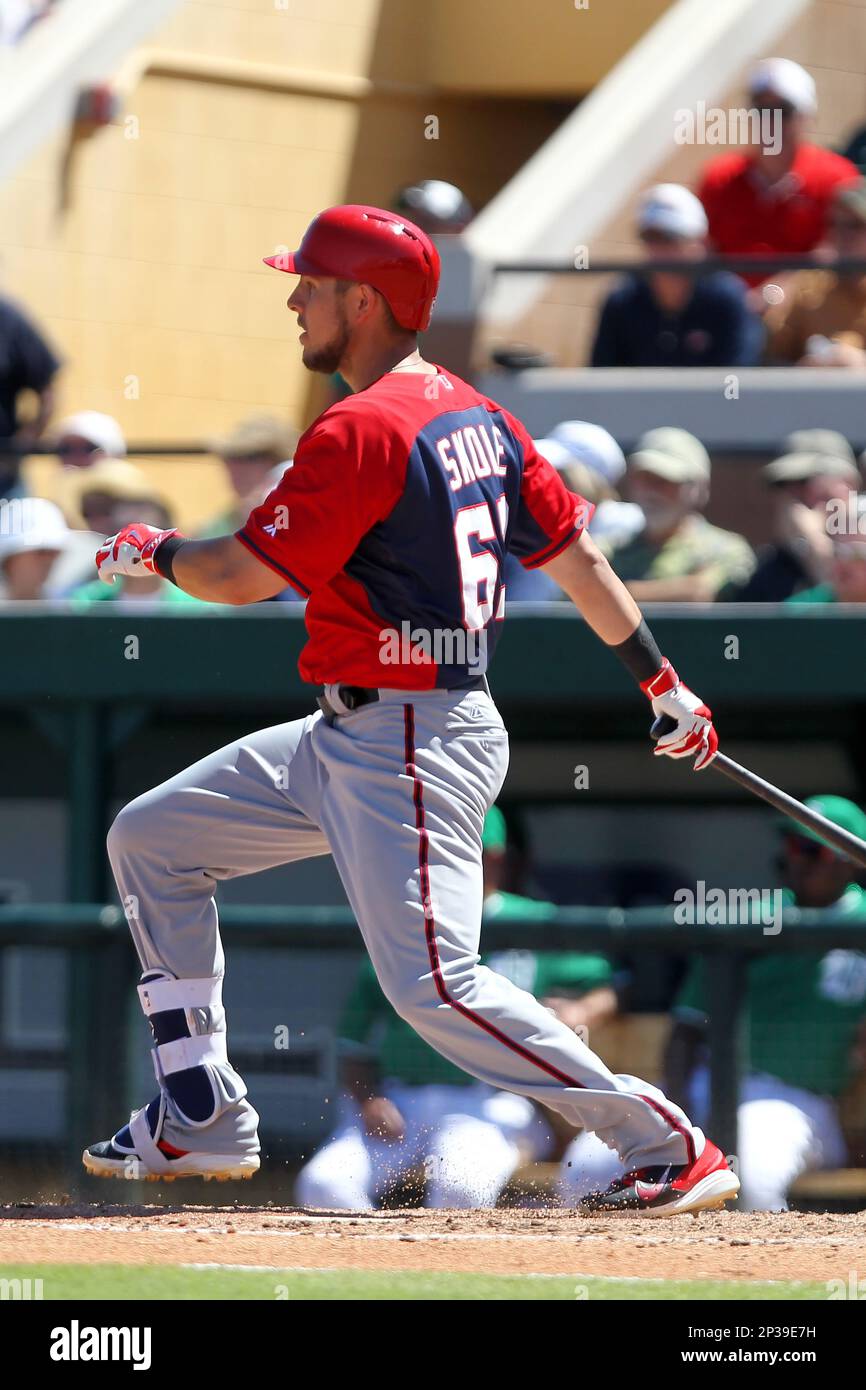 17 MAR 2015: Matt Skole of the Nationals during the spring training ...
