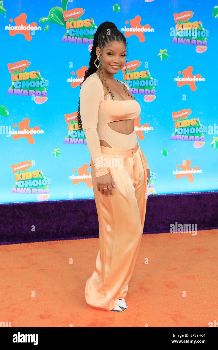 March 4, 2023, Los Angeles, California, USA: LOS ANGELES, CA - MAR 4, 2023: Halle Bailey at the ...