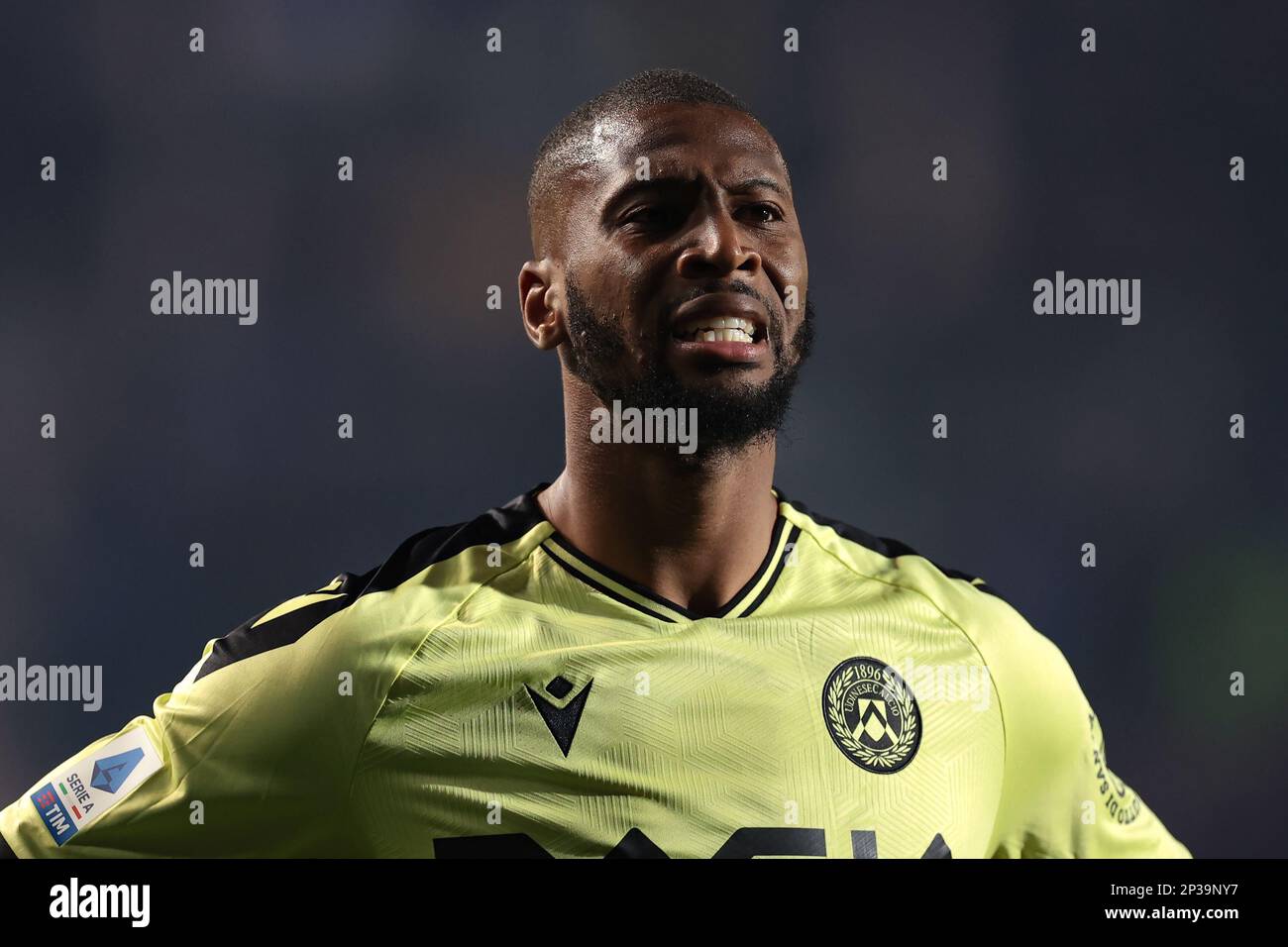 Bergamo, Italy, 4th March 2023. Beto of Udinese Calcio reacts during ...