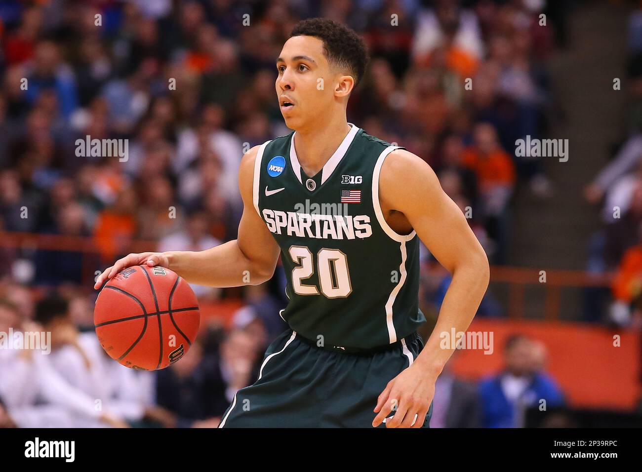 27 MAR 2015: Michigan State Spartans guard Travis Trice (20) during the ...