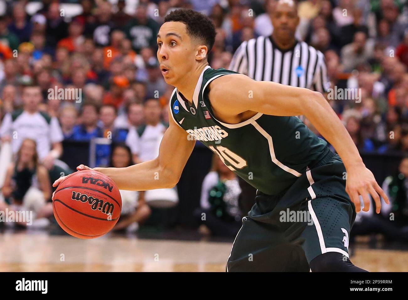 27 MAR 2015: Michigan State Spartans guard Travis Trice (20) during the ...