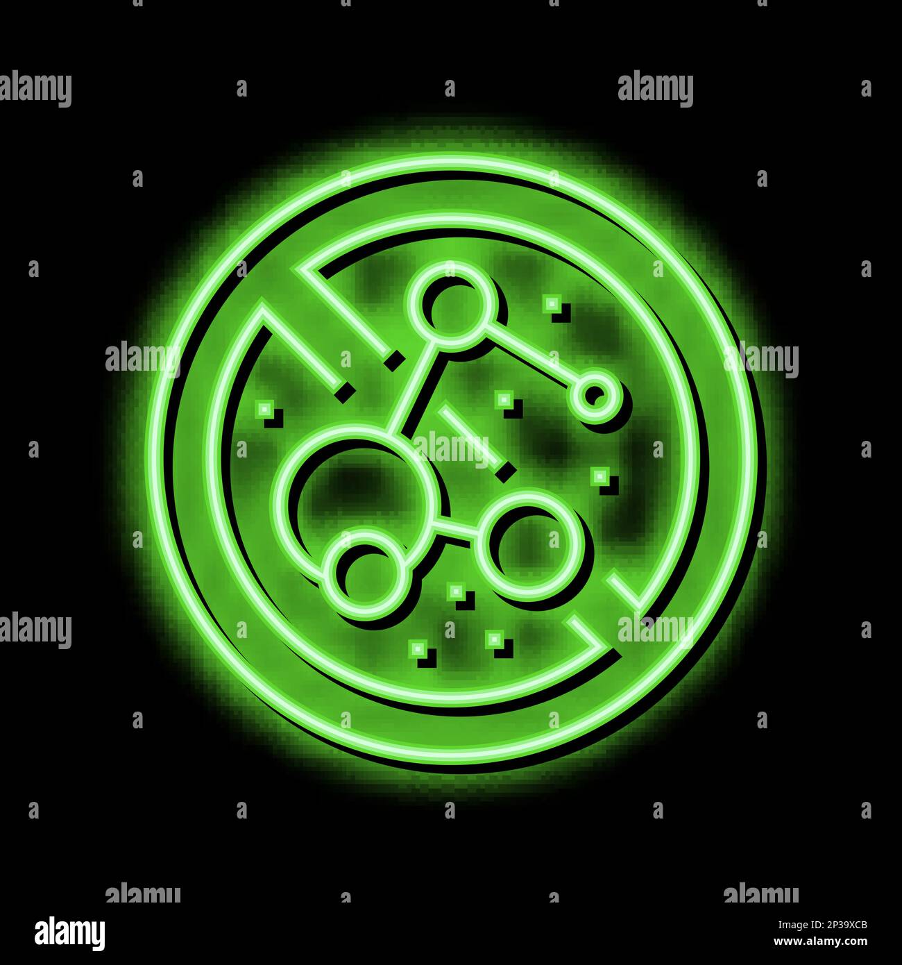 stop use bacterial soap neon glow icon illustration Stock Vector Image ...