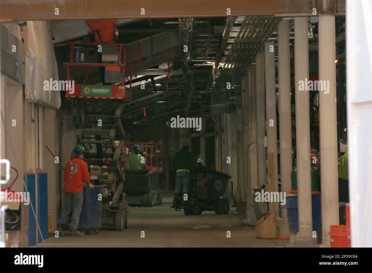 A general view of the exterior of Wrigley Field, home of the Chicago ...