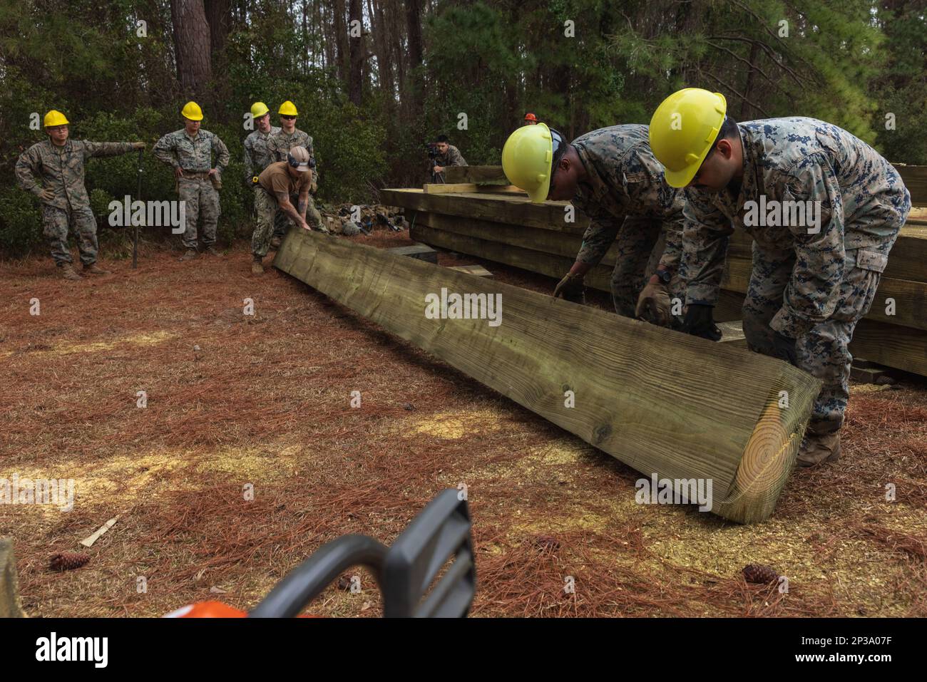 U.S. Marines with 8th Engineer Support Battalion, Combat Logistics ...