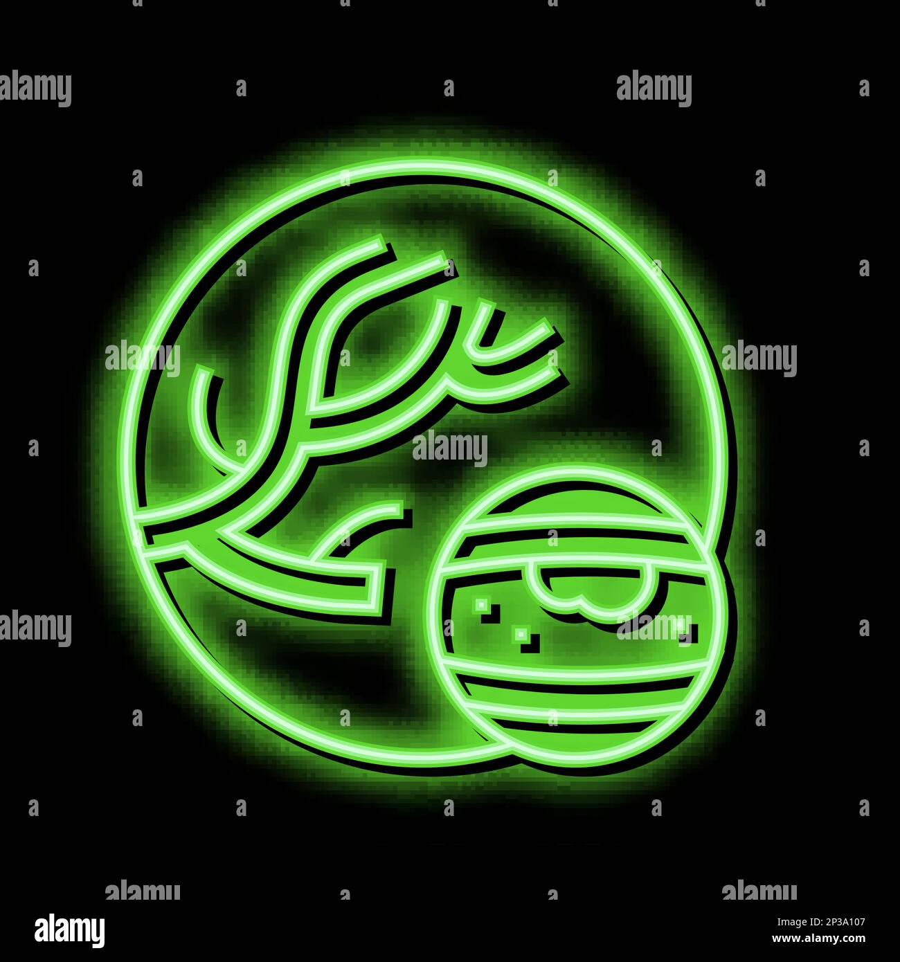 atheroma disease neon glow icon illustration Stock Vector Image & Art ...