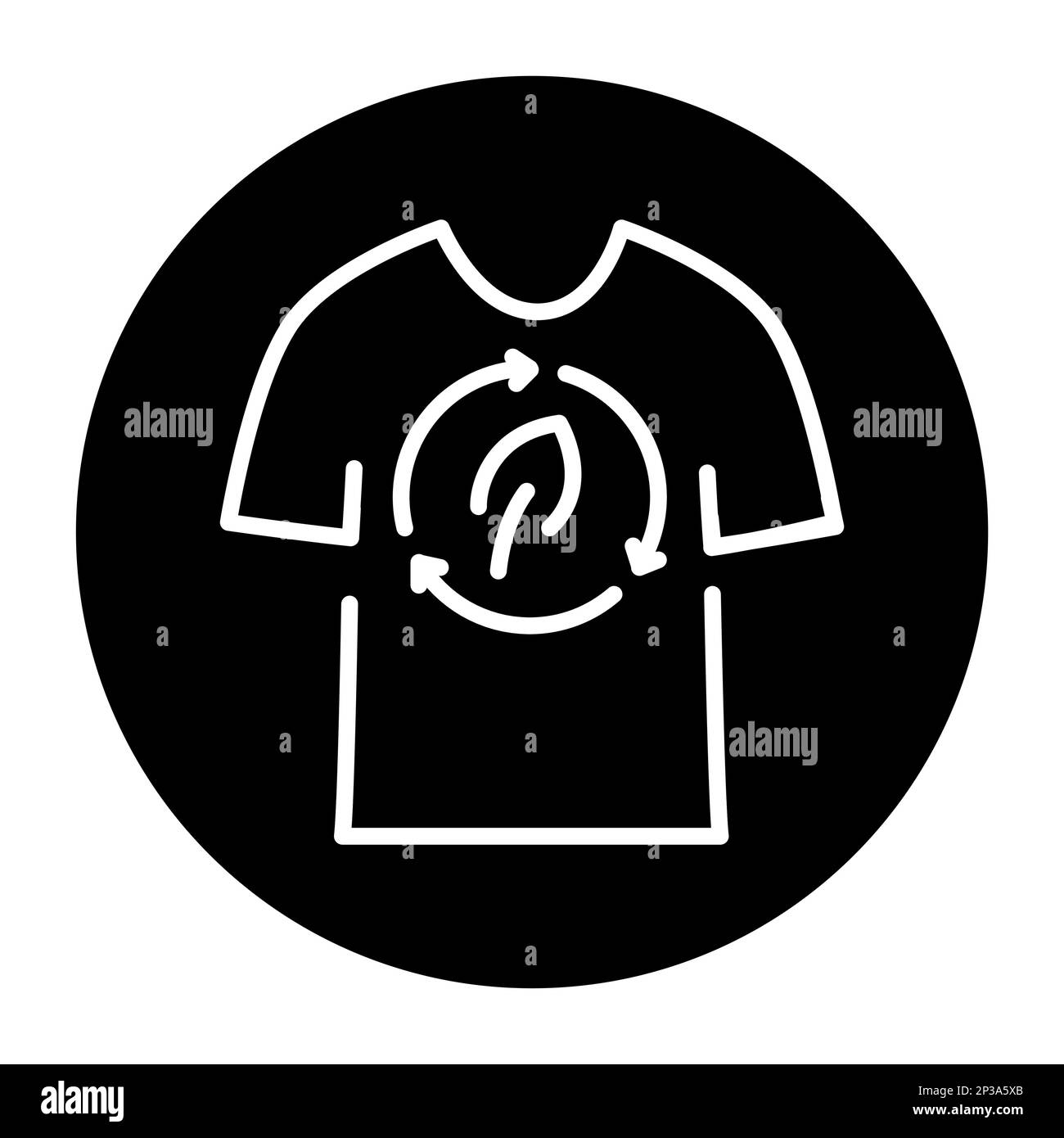 Eco clothing olor line icon. Pictogram for web page Stock Vector Image ...