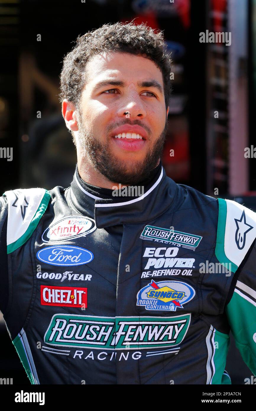 Darrell Wallace Jr during practice for the NASCAR Xfinity Series ...