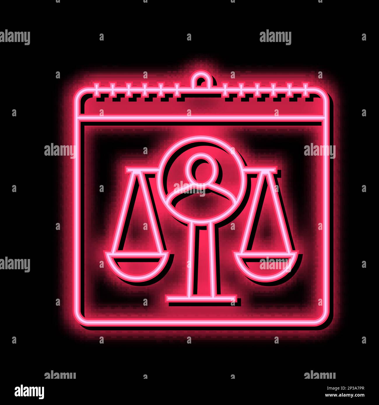 human rights day neon glow icon illustration Stock Vector Image & Art ...