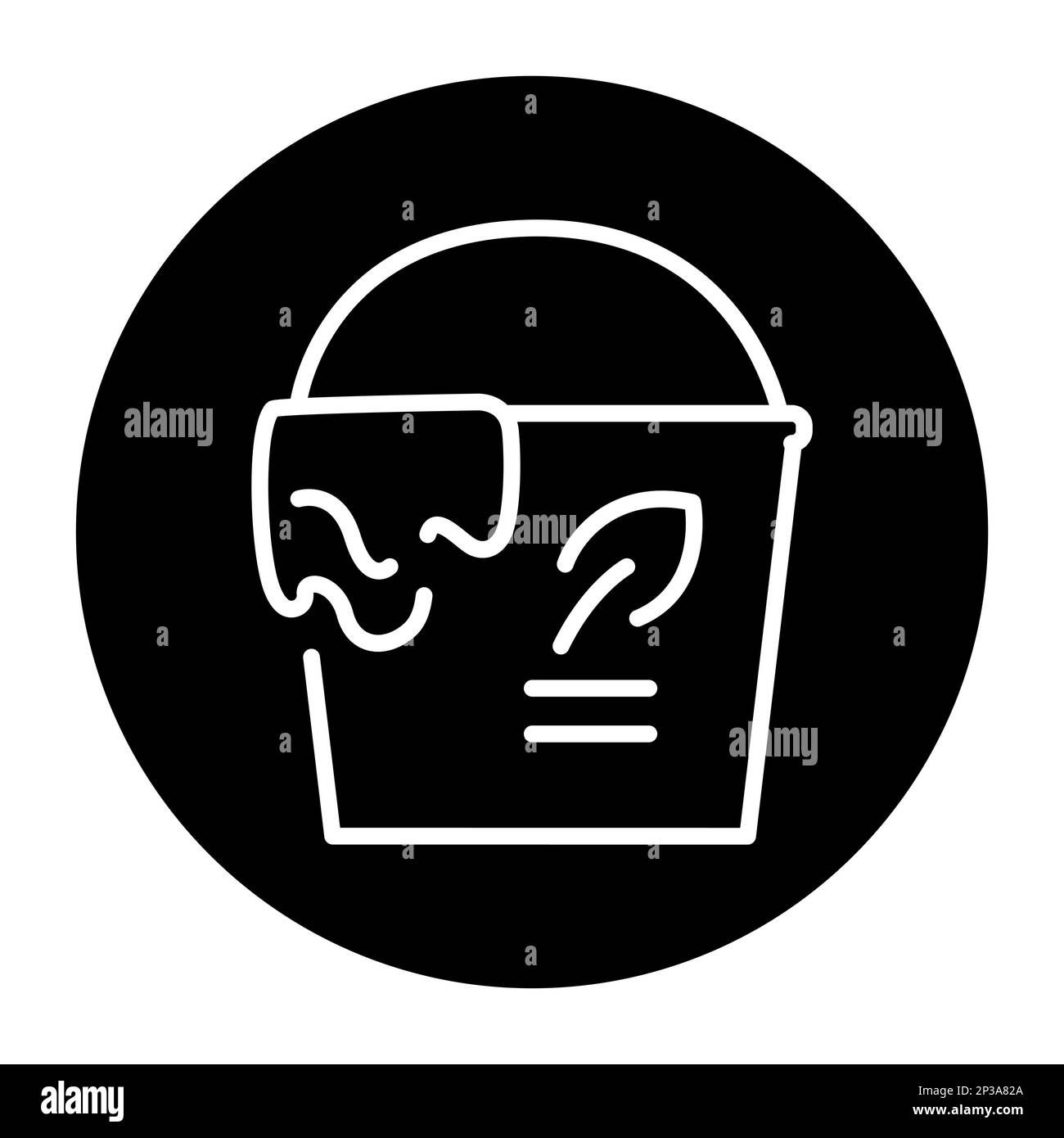 Eco paint olor line icon. Pictogram for web page Stock Vector Image ...