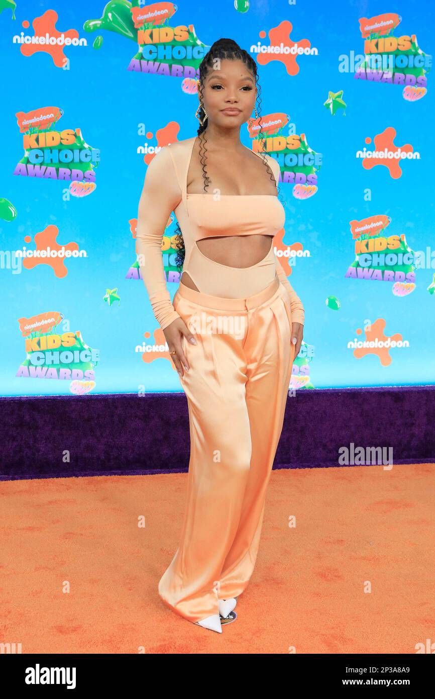 March 4, 2023, Los Angeles, California, USA: LOS ANGELES, CA - MAR 4, 2023: Halle Bailey at the ...