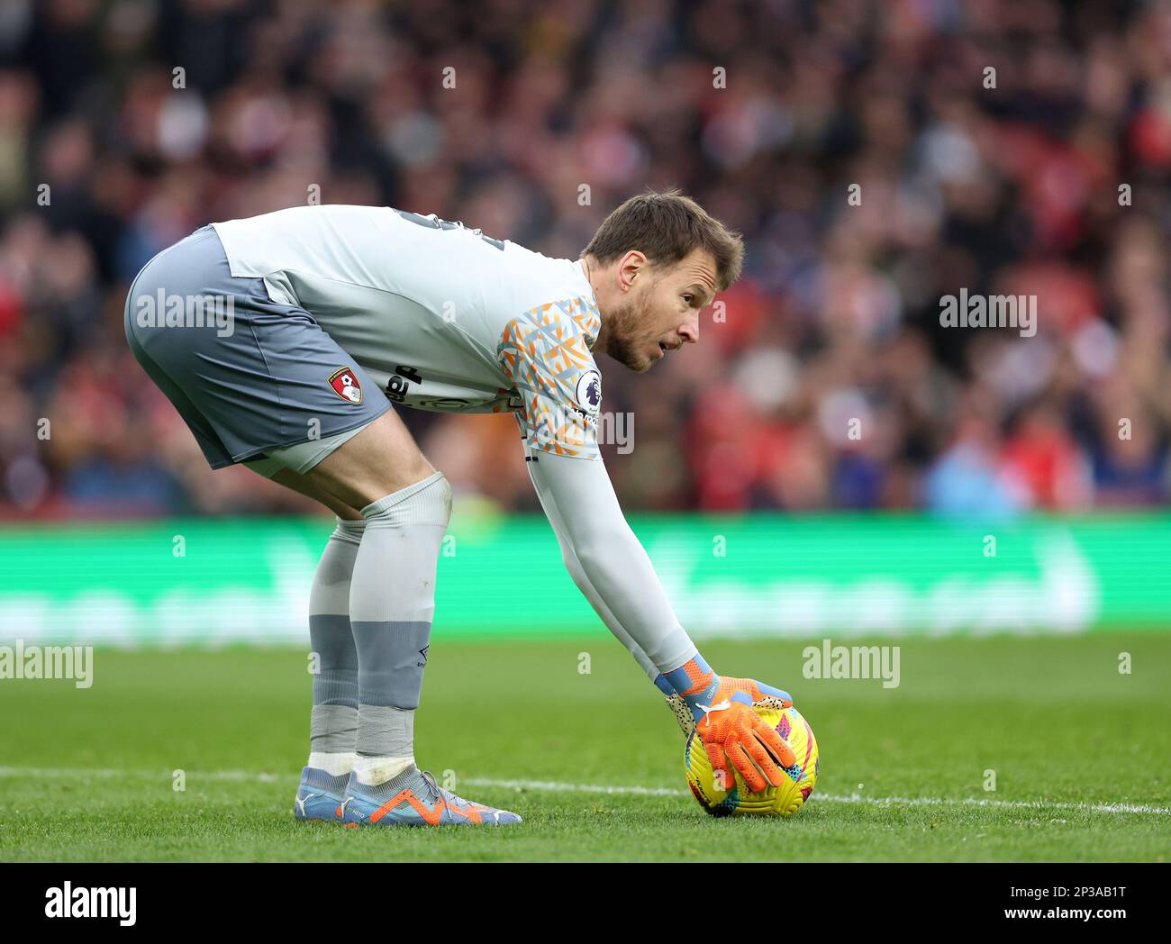 London, England, 4th March 2023. Neto of Bournemouth during the Premier ...