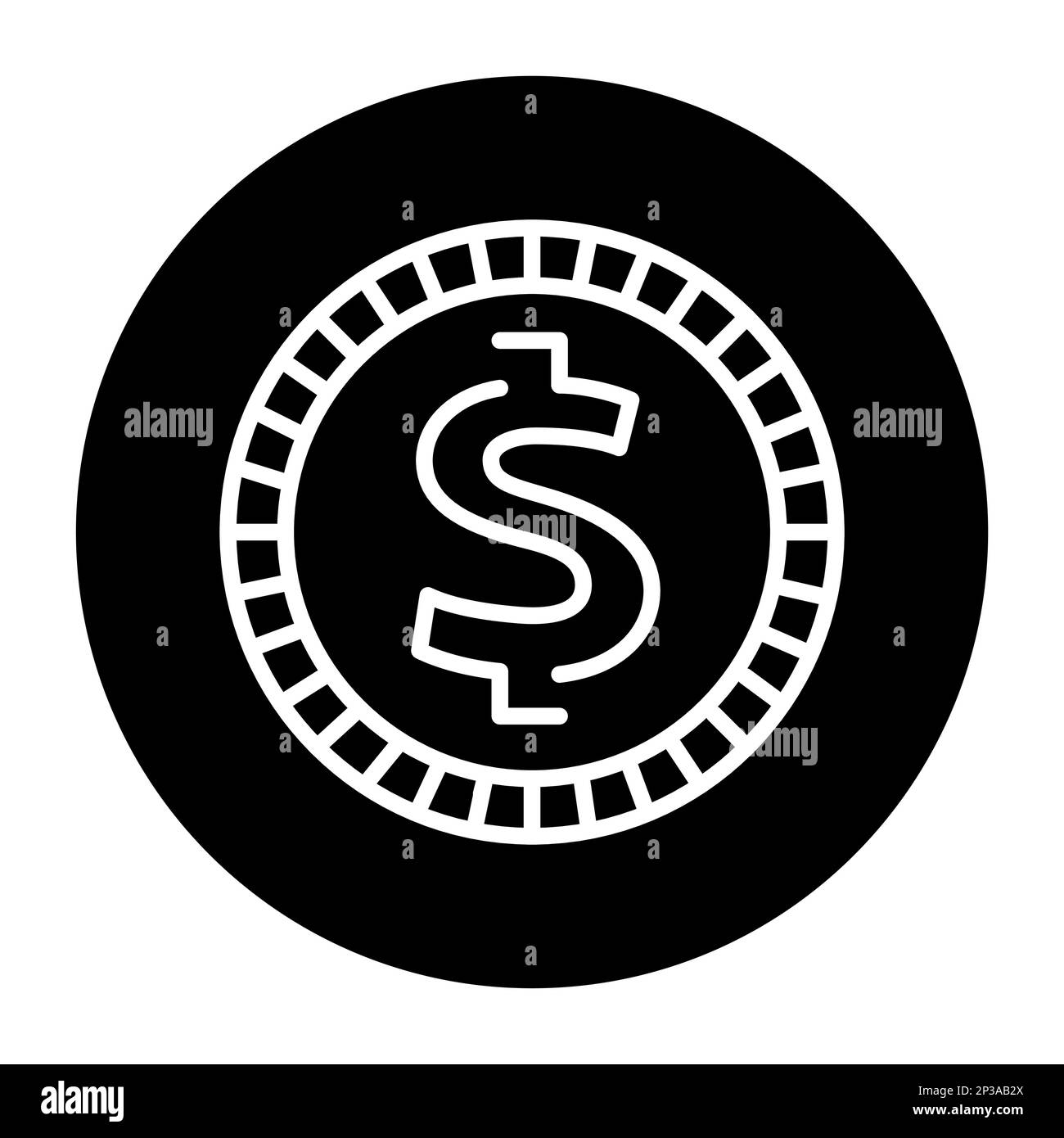 Black coin Cut Out Stock Images & Pictures - Alamy