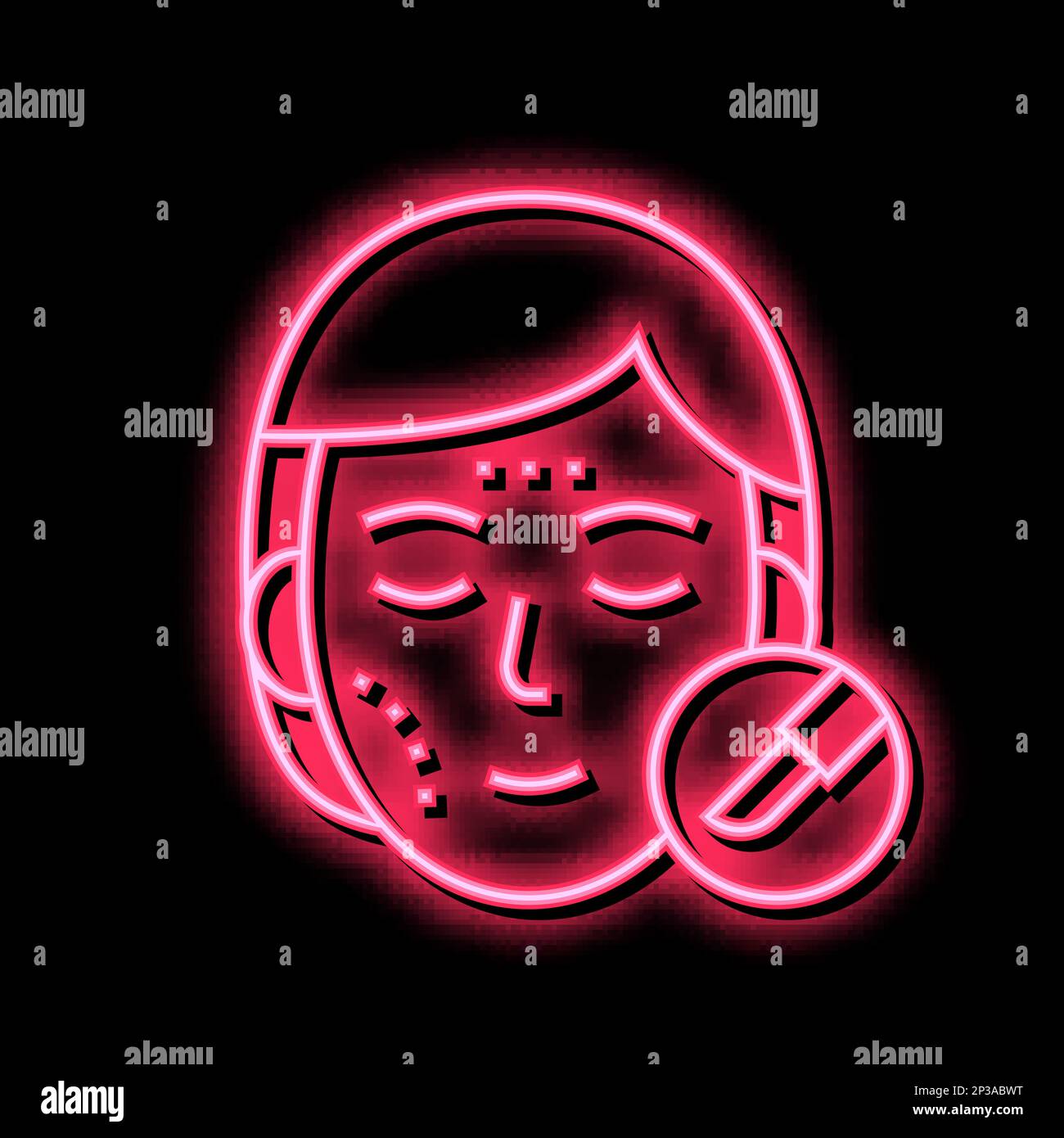 plastic surgery color icon vector color illustration Stock Vector Image ...