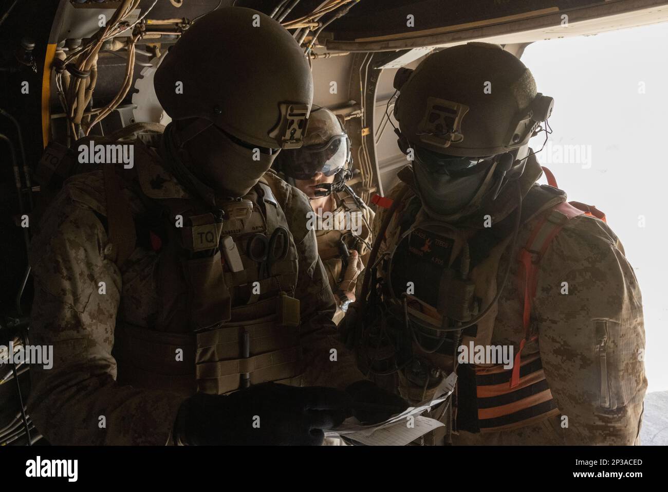 U.S. Marines with 1st Reconnaissance Battalion, 1st Marine Division, conduct casualty-evacuation ...