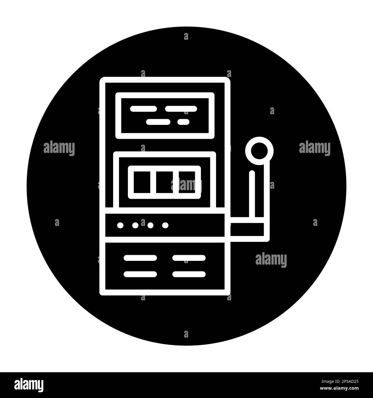 Lot machine Black and White Stock Photos & Images - Alamy