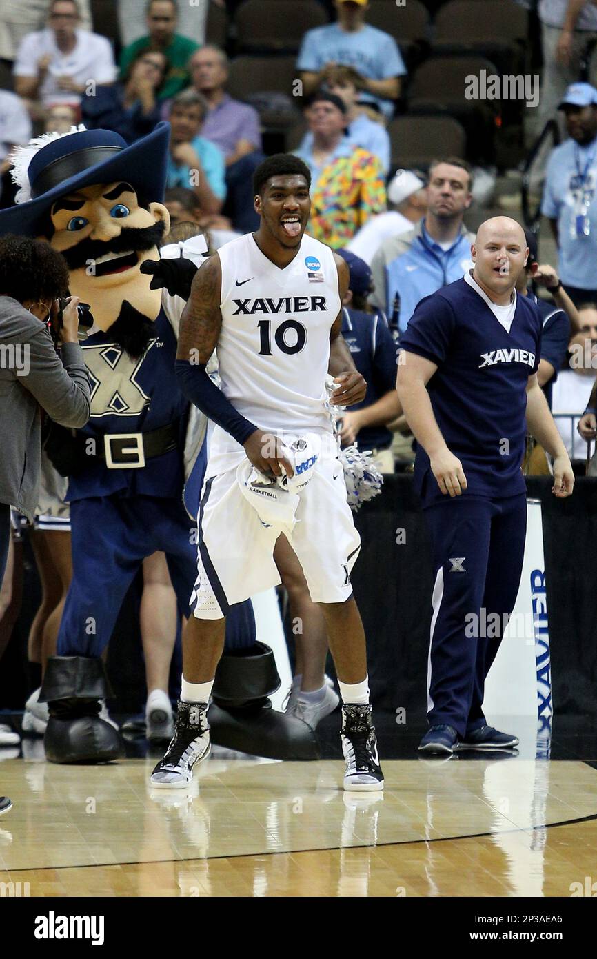 March 21, 2015: Guard Remy Abell (10) of the Xavier Musketeers ...