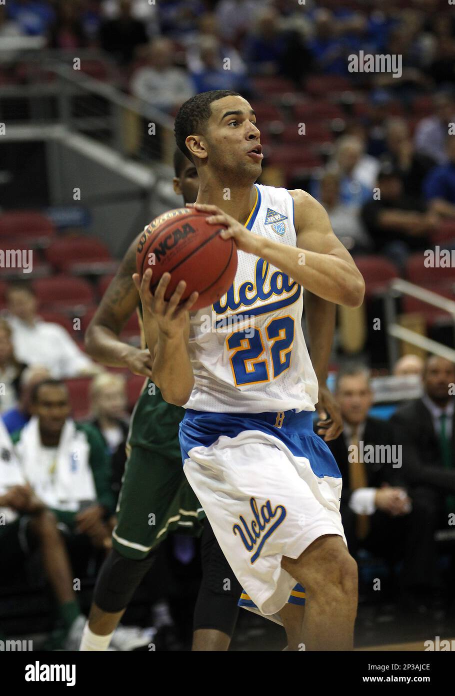 21 March 2015: UCLA Bruins guard Noah Allen (22) in a third-round NCAA ...