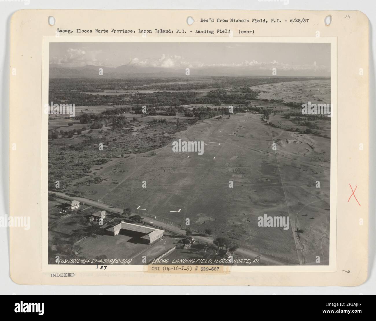 Landing Fields - Philippines - Laoag, Aerial Photograph Stock Photo - Alamy