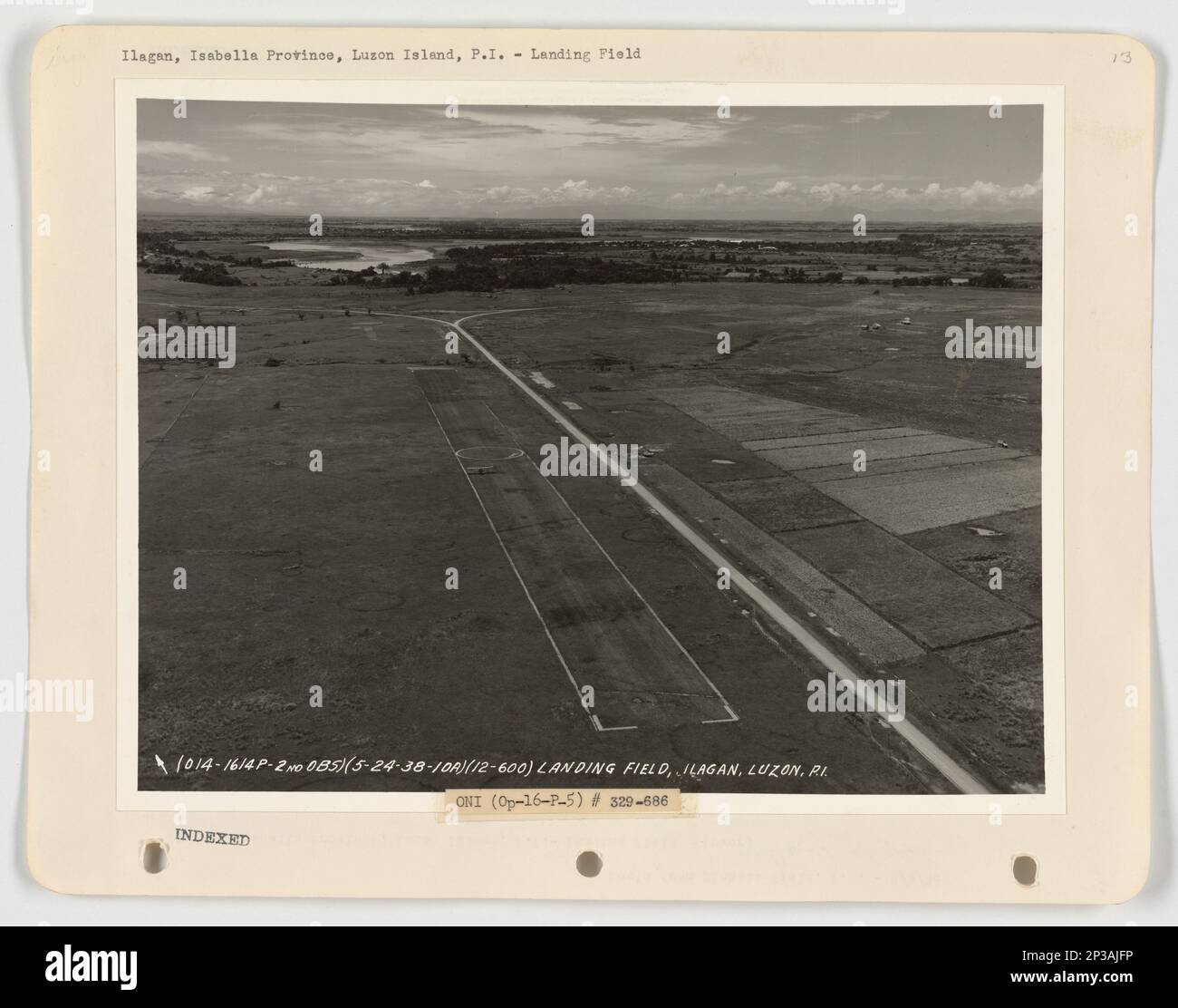 Landing Fields - Philippines - Ilagan, Aerial Photograph Stock Photo ...