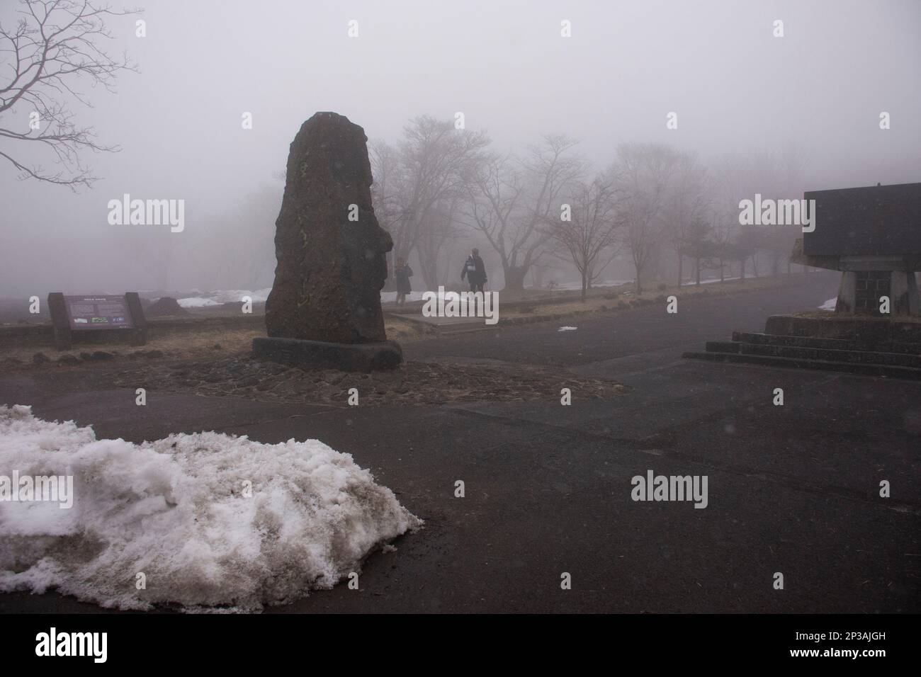 Stone symbol or rock emblem information of Hanla Mountain volcano or ...