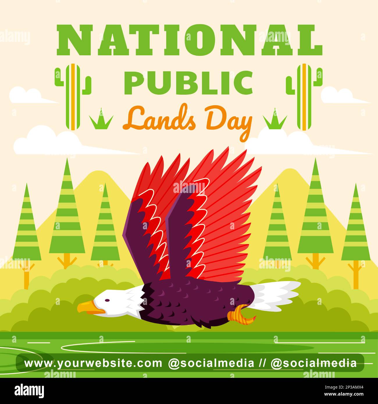 Land of the eagles Stock Vector Images - Alamy