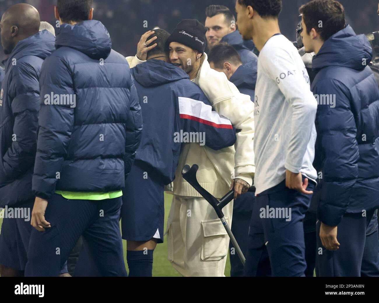 Kylian mbappe psg celebrating hi-res stock photography and images - Alamy
