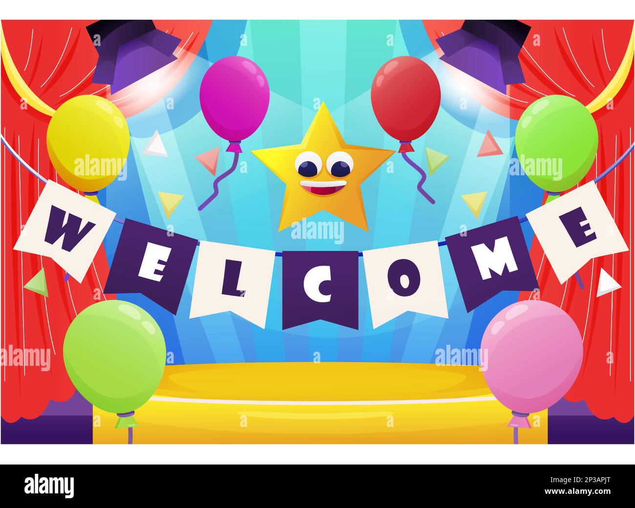 Welcome to the cinema Stock Vector Images - Alamy