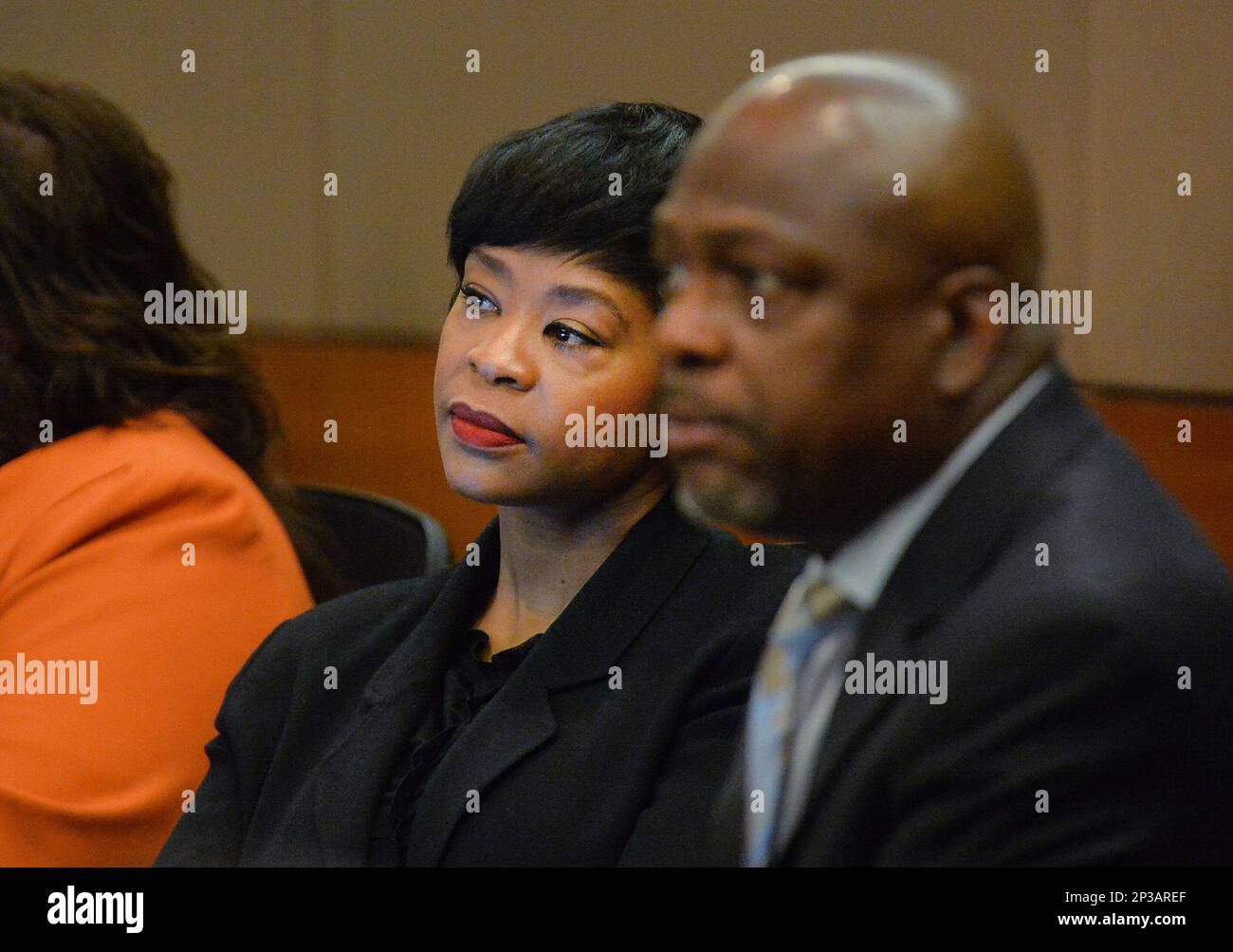 Former Deerwood Academy Assistant Principal Tabeeka Jordan, left, and ...