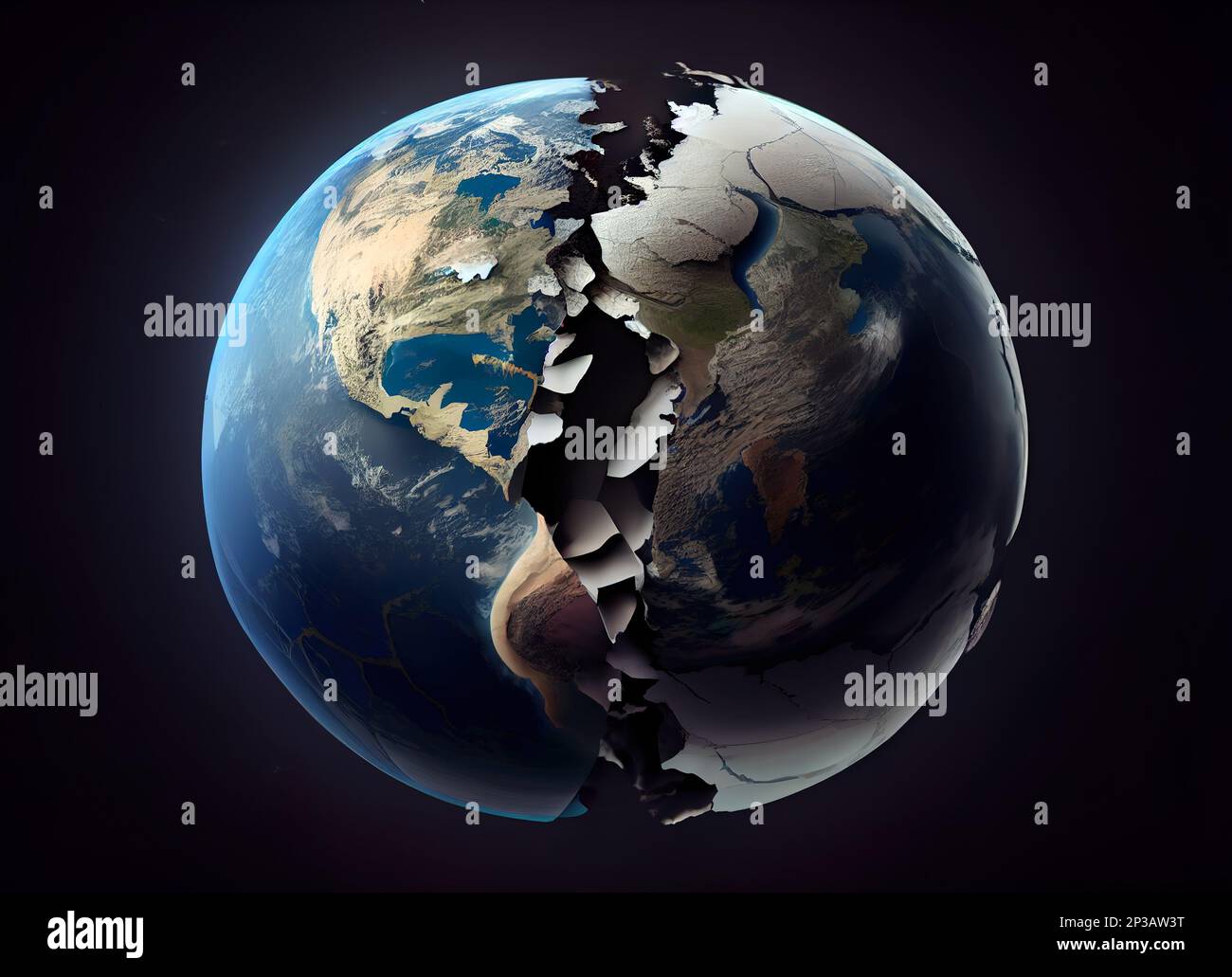 Broken globe hi-res stock photography and images - Alamy