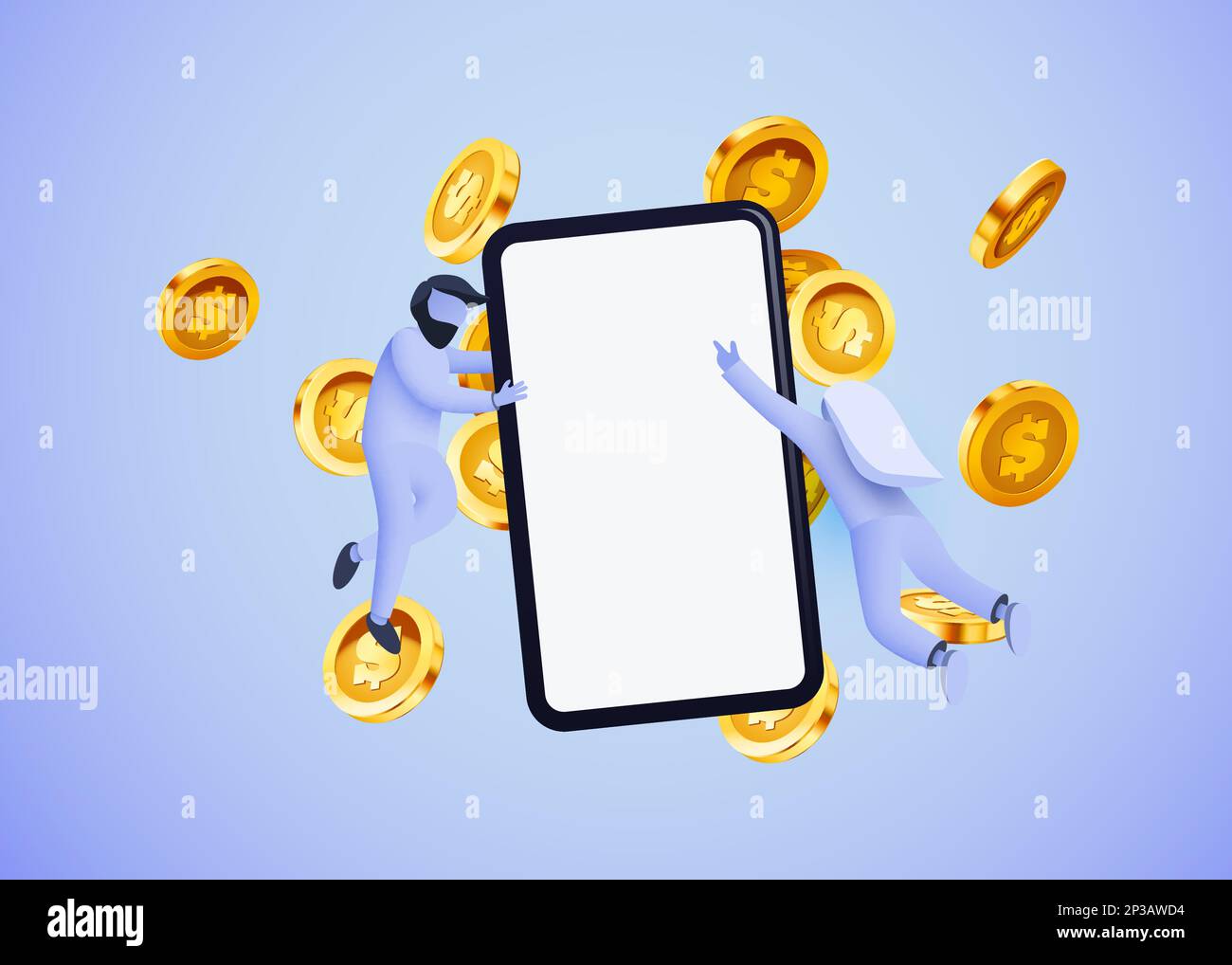 Small payments Stock Vector Images - Alamy