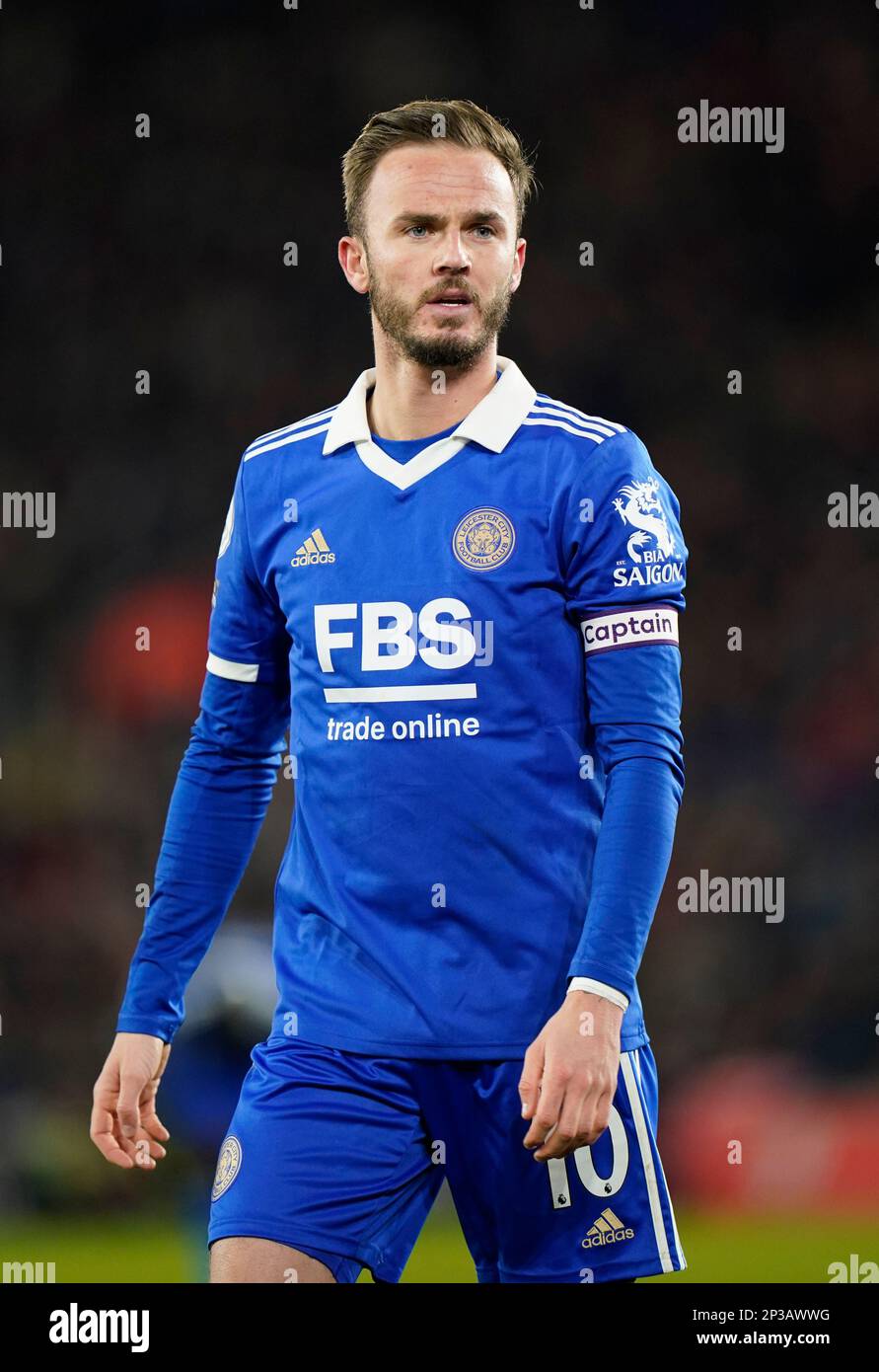 Leicester City's James Maddison during the Premier League match at St ...