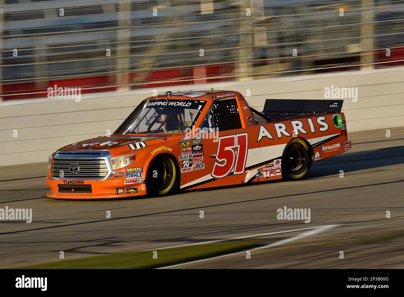 Daniel Suarez (51) during the NASCAR Truck Series Hyundai Construction ...
