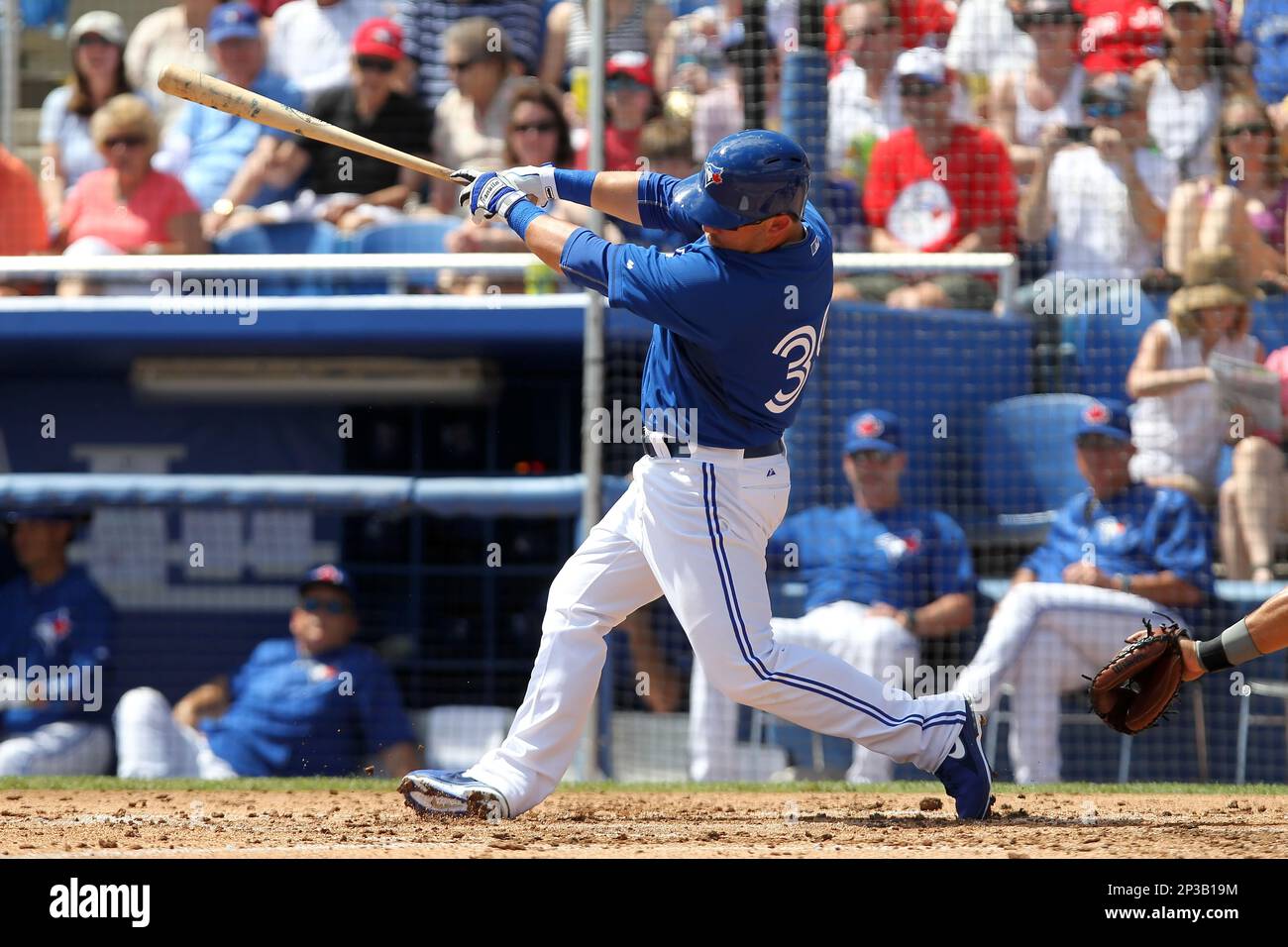 14 MAR 2015: Caleb Gindl of the Blue Jays during the spring training ...