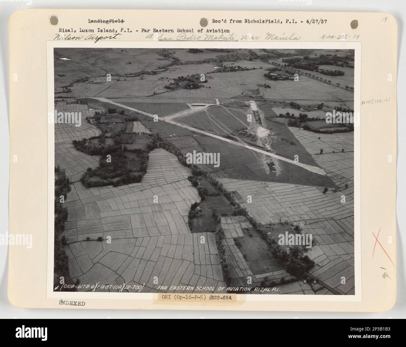 Landing Fields - Philippines - Rizal, Aerial Photograph Stock Photo - Alamy