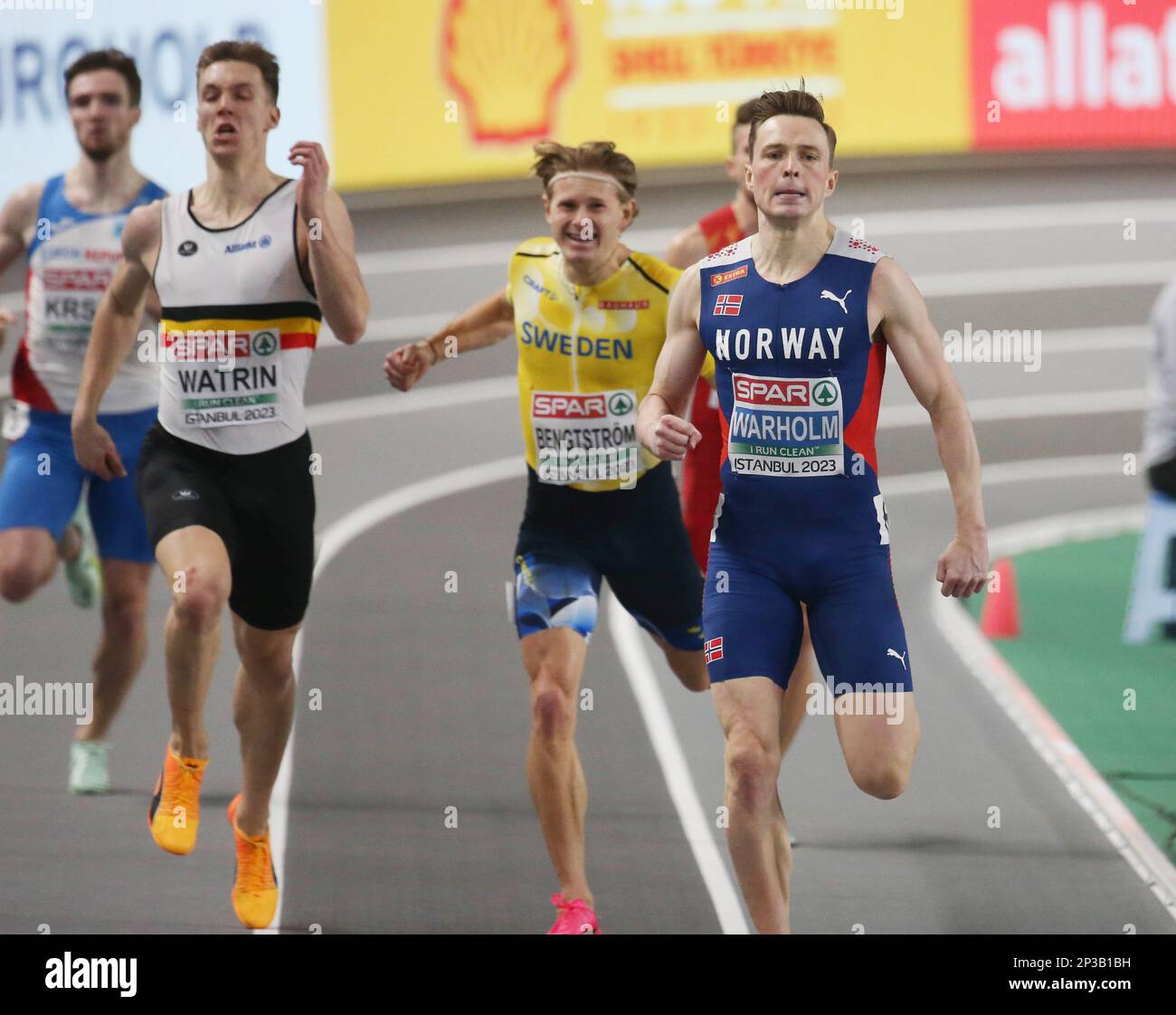 Karsten Warholm of Norway, 400m Men during the European Athletics ...