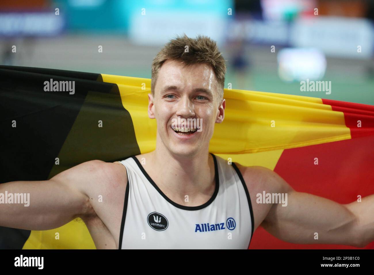 Julien Watrin of Belgium, 400m Men during the European Athletics Indoor ...
