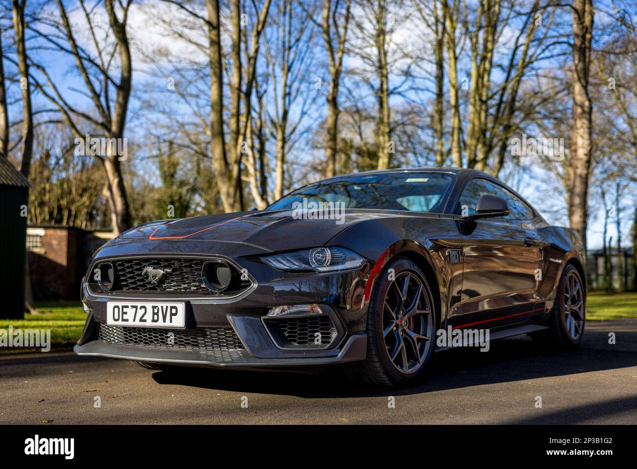 2022 Ford Mustang Mach 1 ‘OE72 BVP’ on display at the Ford assembly ...