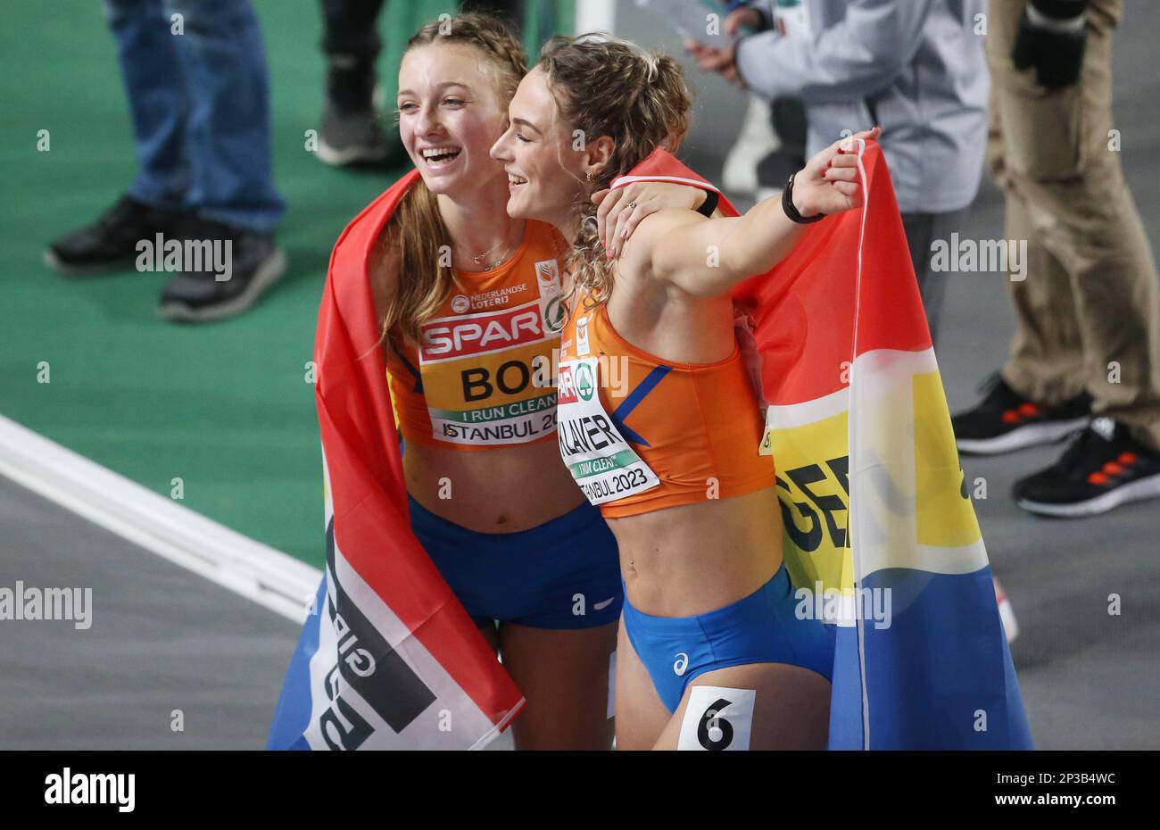 Femke Bol and Lieke Klaver of Netherlands, 400m Women during the ...