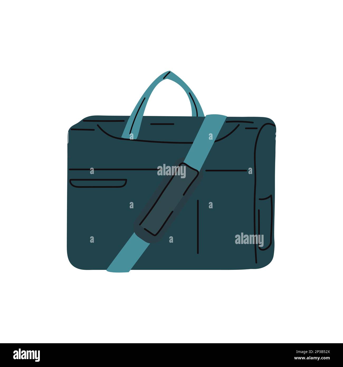 Cartoon laptop bag, design for any purpose. Cartoon style bag Stock ...
