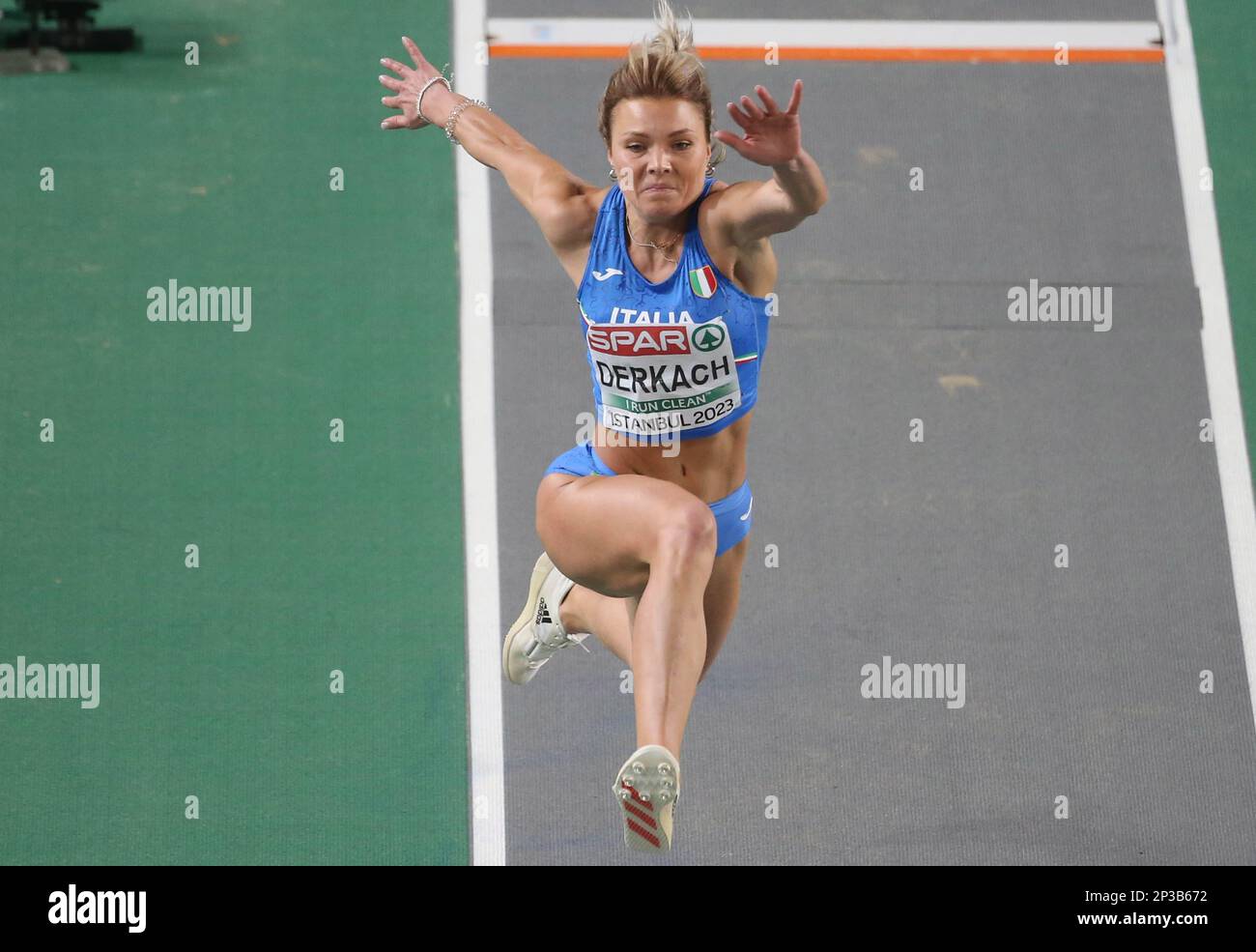 Dariya Derkach of Italy, Triple Jump Women during the European ...