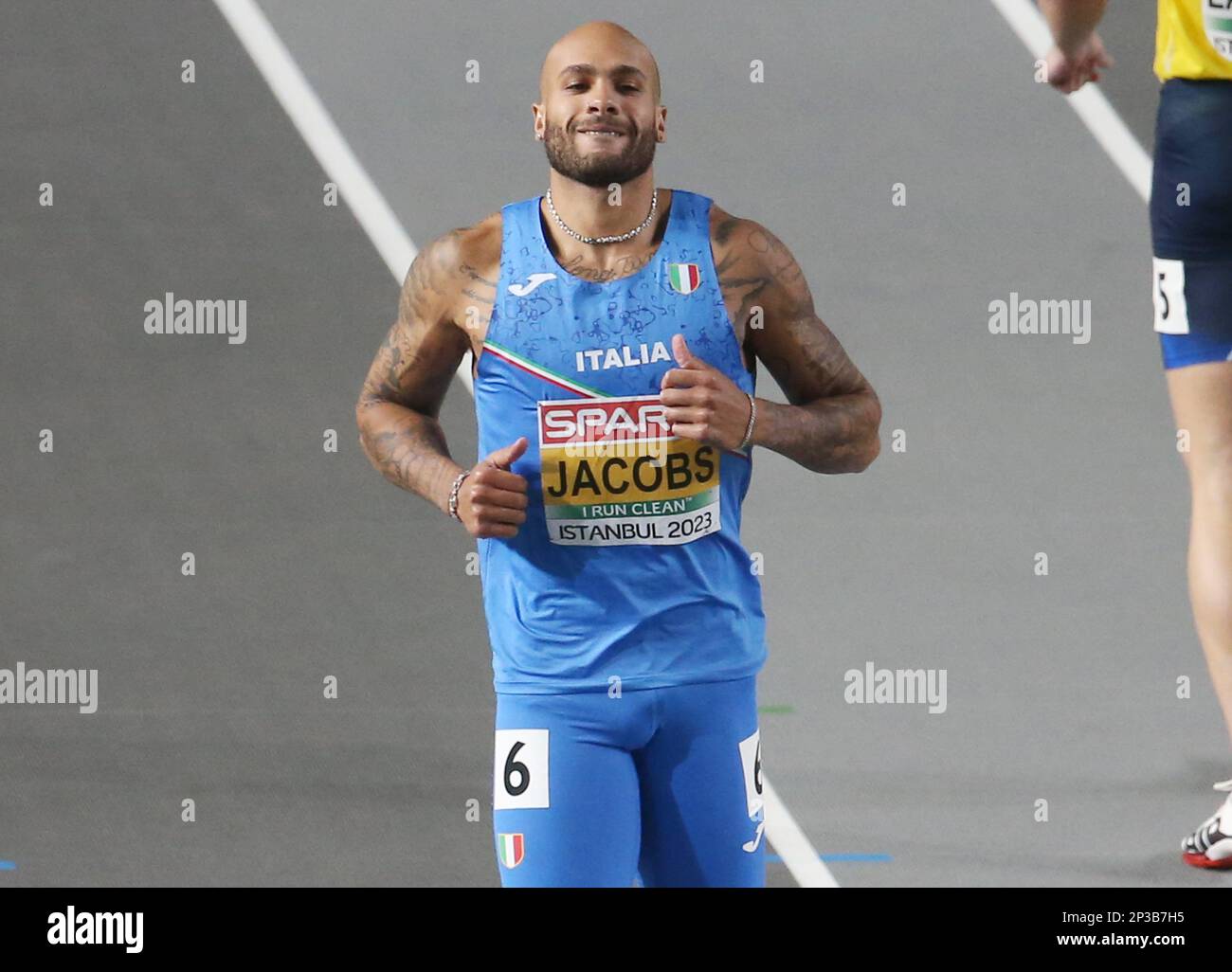 Lamont Marcell Jacobs of Italy, Final 60m Men during the European ...
