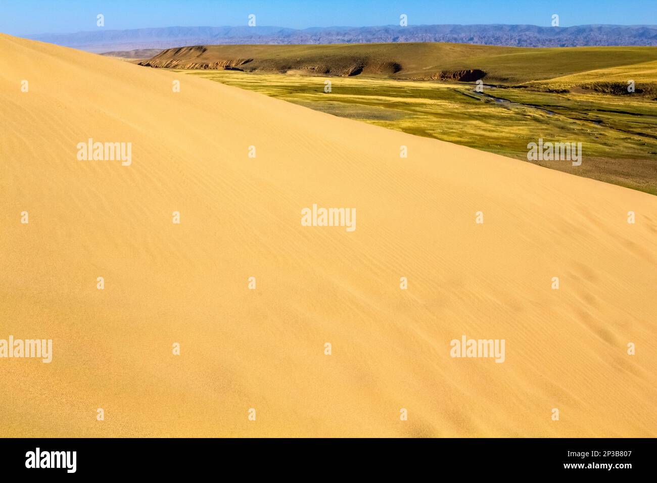 Landscape of Balikun Grassland. Located in Hami district. Located in ...