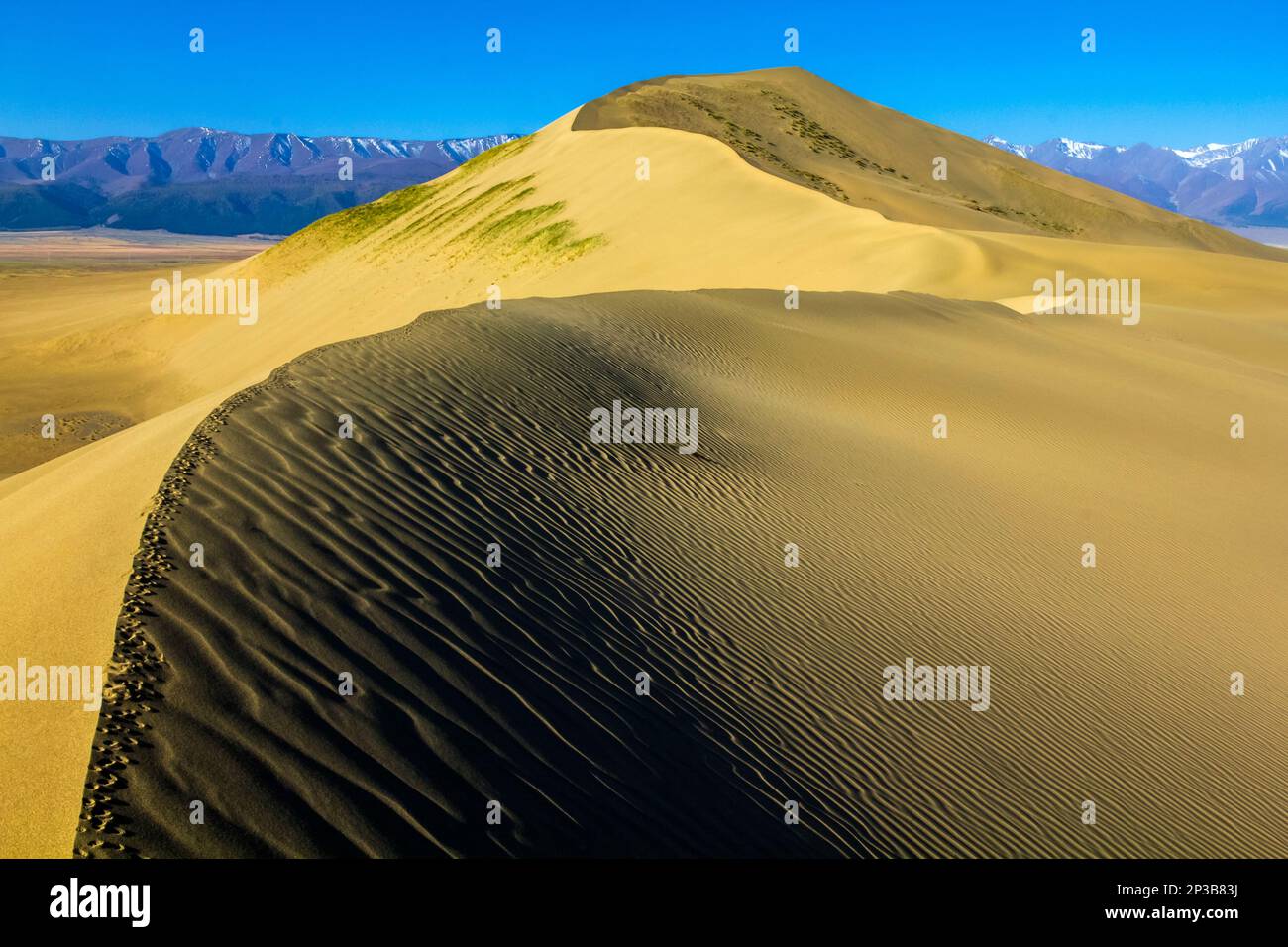 Landscape of Balikun Grassland. Located in Hami district. Located in ...