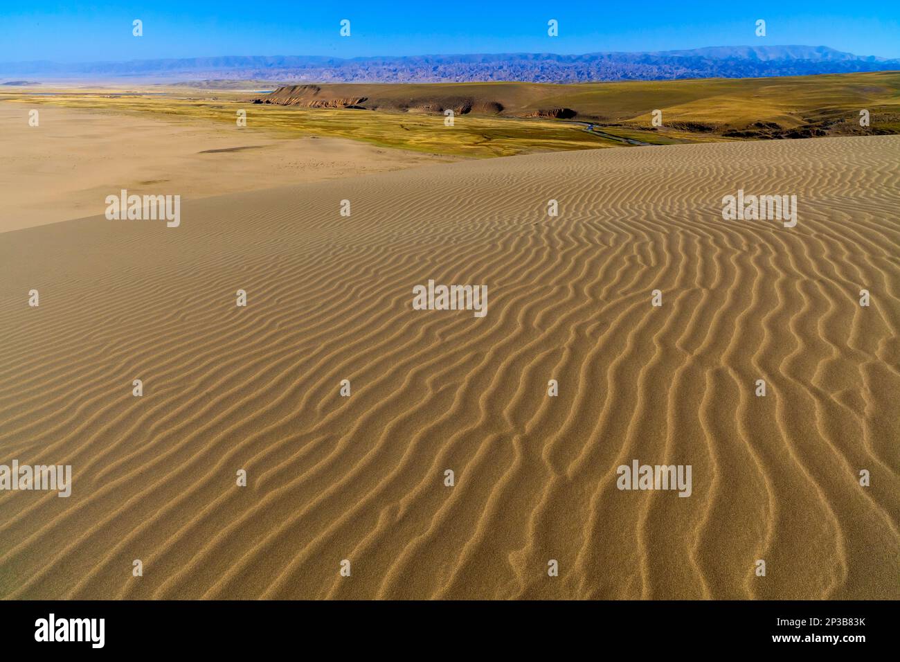 Landscape of Balikun Grassland. Located in Hami district. Located in ...