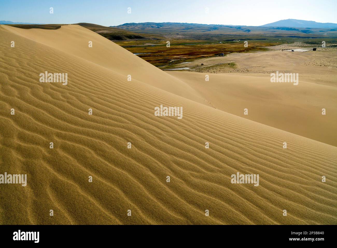 Landscape of Balikun Grassland. Located in Hami district. Located in ...