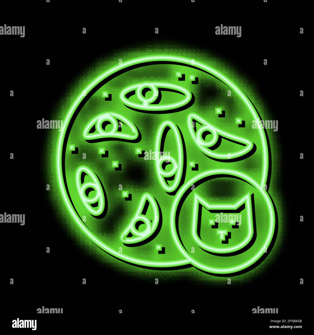 epithelial tissue neon glow icon illustration Stock Vector Image & Art ...