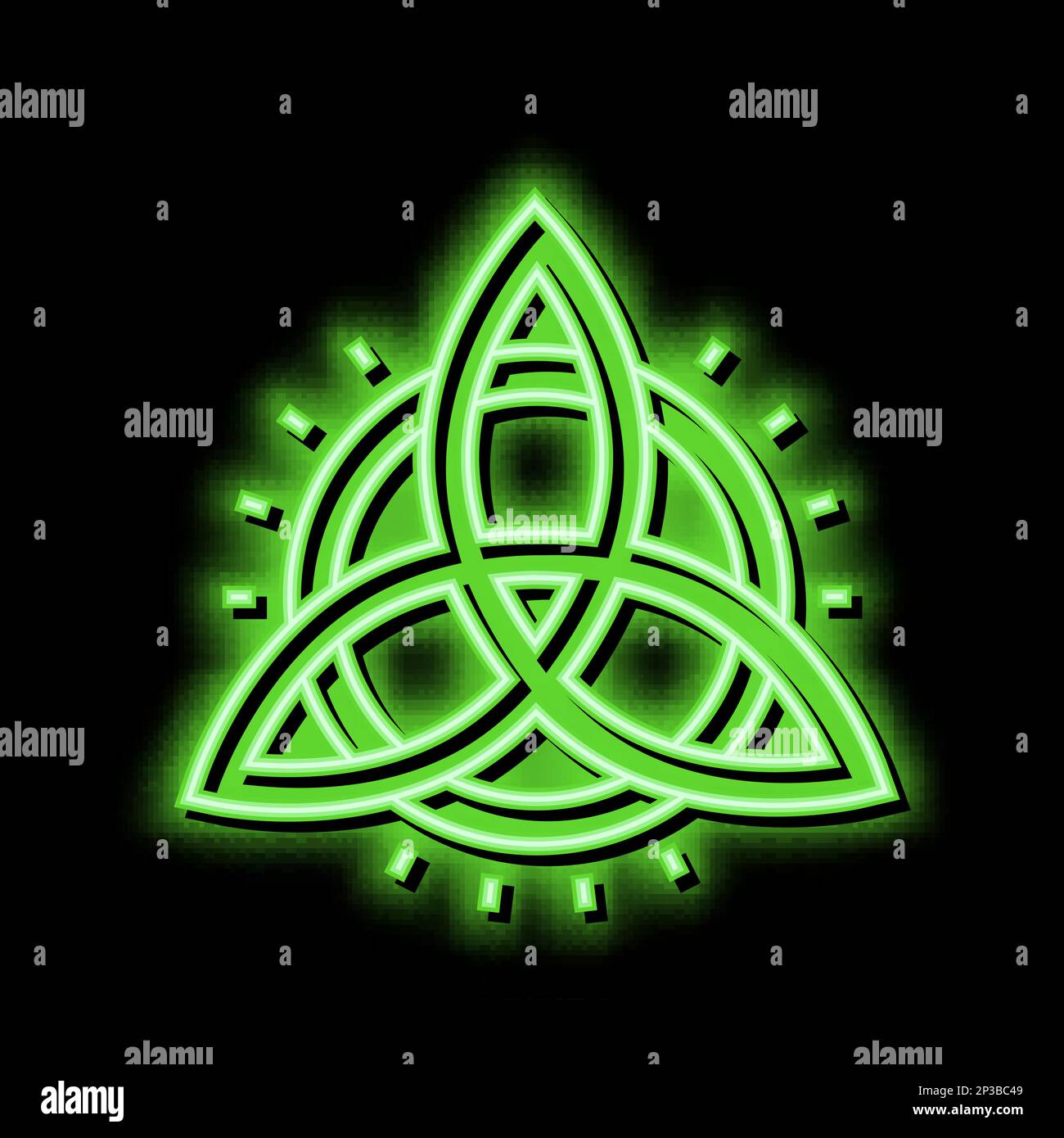 symbol astrological neon glow icon illustration Stock Vector Image ...